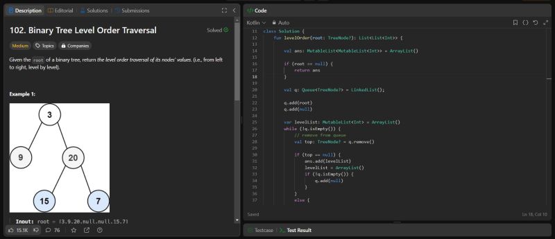 Suresh Chandak on LinkedIn: 🚀 LeetCode : #BinaryTree Level Order Traversal… Suresh Chandak on LinkedIn: 🚀 LeetCode : #BinaryTree Level Order Traversal…