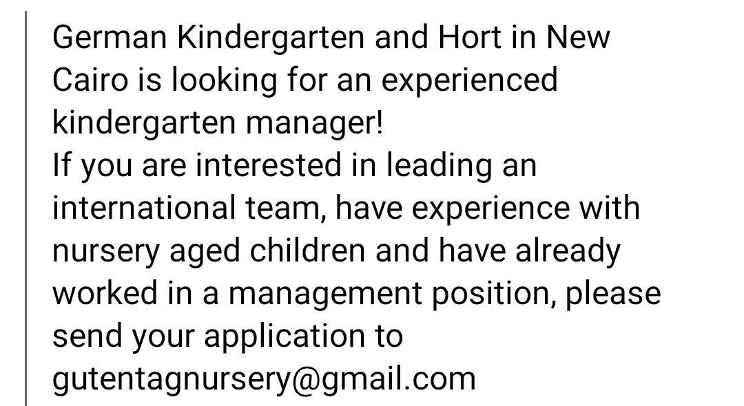 Ghada Shaaban on LinkedIn: for immediate hiring πΊπΊ Ghada Shaaban on LinkedIn: for immediate hiring πΊπΊ
