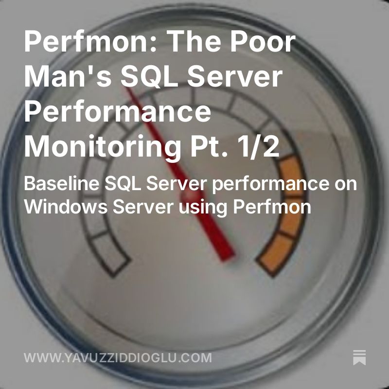 Yavuz Z. on LinkedIn: #sqlserver #database #azure #dba #dataengineer # ... Yavuz Z. on LinkedIn: #sqlserver #database #azure #dba #dataengineer # ...