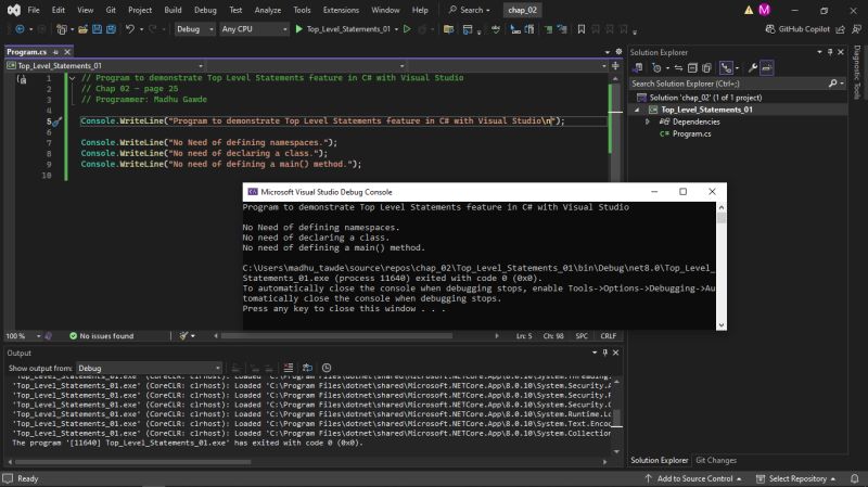 Madhu Gawde on LinkedIn: #programmer #coding #dotnet #visualstudio #csharp Madhu Gawde on LinkedIn: #programmer #coding #dotnet #visualstudio #csharp