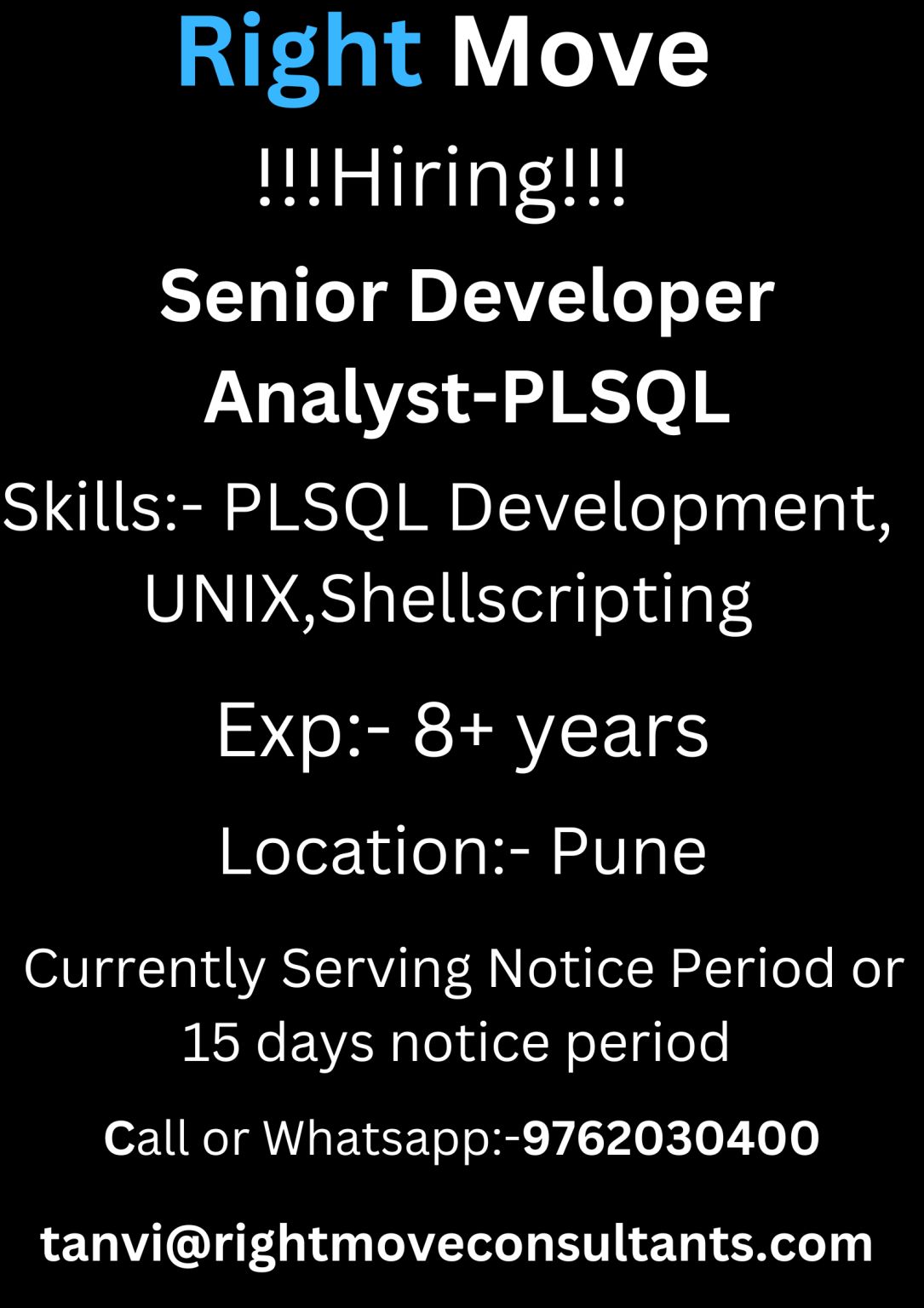 Tanvi P on LinkedIn: #plsql #sql #development #unix #shellscripting # ... Tanvi P on LinkedIn: #plsql #sql #development #unix #shellscripting # ...