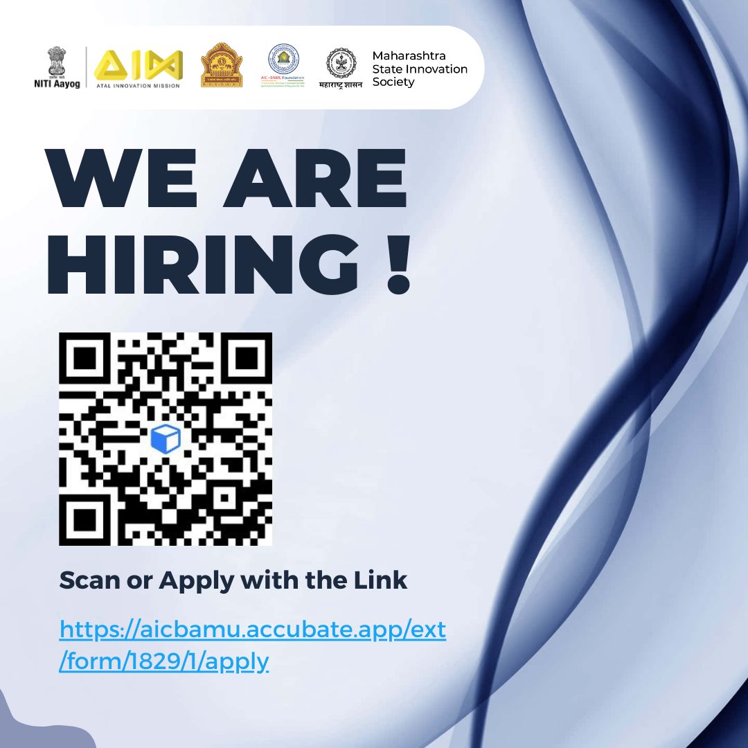 #joinourteam #careeropportunity #hiringnow #innovationhub | AIC-BAMU ... #joinourteam #careeropportunity #hiringnow #innovationhub | AIC-BAMU ...