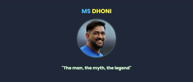 Atul Biradar on LinkedIn: #webdevelopment #html #css #cricket #msdhoni ... Atul Biradar on LinkedIn: #webdevelopment #html #css #cricket #msdhoni ...