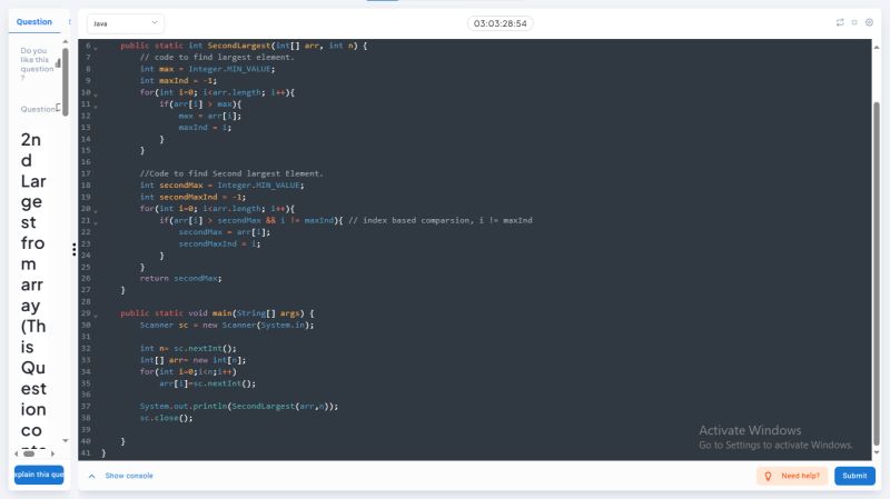 #100daysofcodingchallenge #array #dailycoding #codingchallenge ... #100daysofcodingchallenge #array #dailycoding #codingchallenge ...
