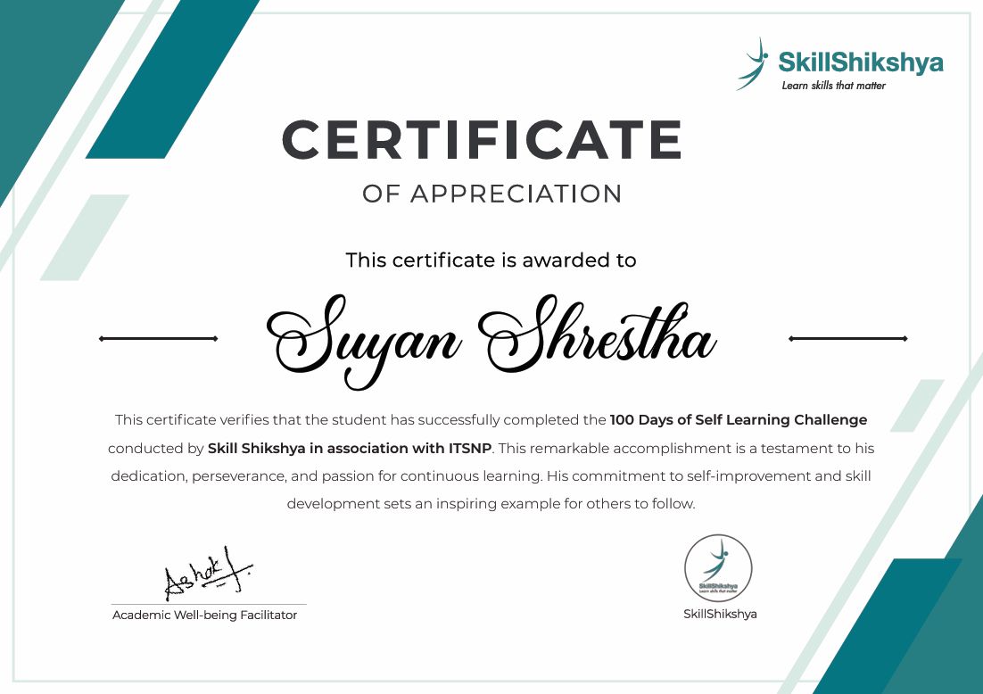 Suyan Shrestha on LinkedIn: #selflearning #webdevelopment #javascript ... Suyan Shrestha on LinkedIn: #selflearning #webdevelopment #javascript ...