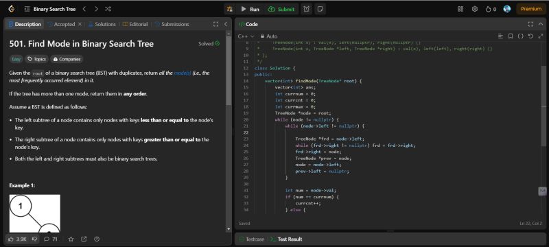 Sagar Seth on LinkedIn: #dsa #bst #trees #problemsolving #100daysofcode Sagar Seth on LinkedIn: #dsa #bst #trees #problemsolving #100daysofcode