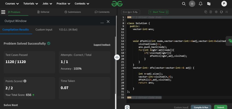 #160daysofcode #graphtheory #dfs #codingchallenge #c #problemsolving ... #160daysofcode #graphtheory #dfs #codingchallenge #c #problemsolving ...