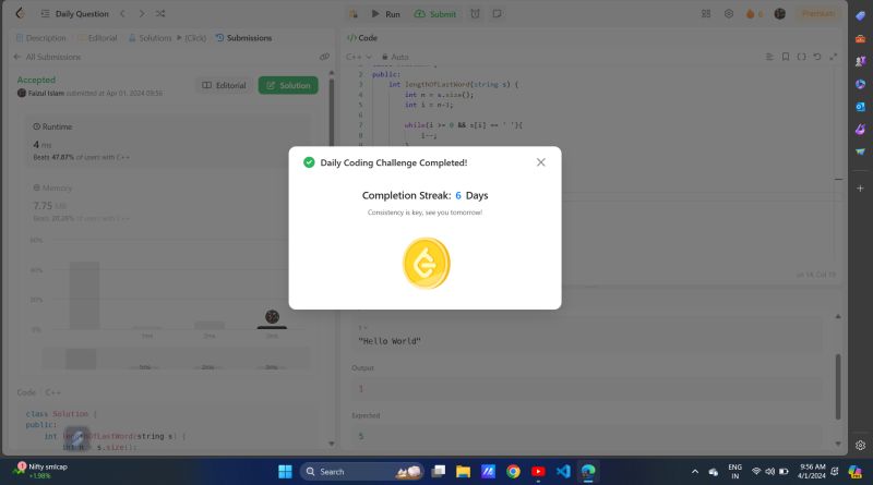 Faizul Islam on LinkedIn: #30dayscodingchallenge #problemsolving #dsa # ... Faizul Islam on LinkedIn: #30dayscodingchallenge #problemsolving #dsa # ...