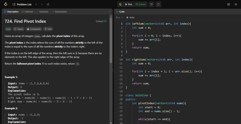 Coding problem solved on LeetCode | Priyansh Kumar posted on the topic ... Coding problem solved on LeetCode | Priyansh Kumar posted on the topic ...