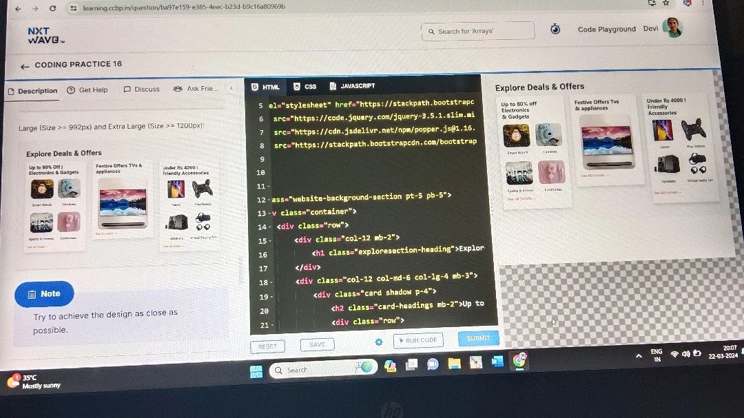 Devi Peddehapu on LinkedIn: #day17 #30daysofcode #ccbp #ccbpintensive # ... Devi Peddehapu on LinkedIn: #day17 #30daysofcode #ccbp #ccbpintensive # ...