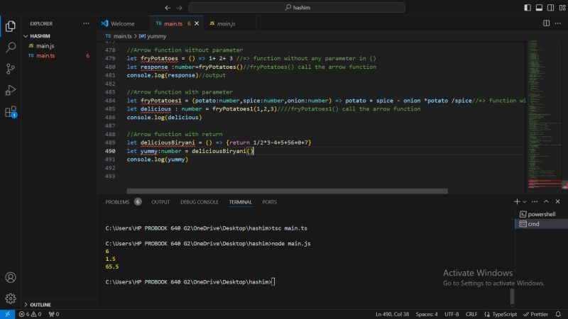 Hashim Ali on LinkedIn: Example of arrow functions in typescript Hashim Ali on LinkedIn: Example of arrow functions in typescript
