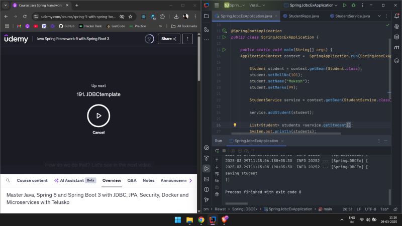 #springboot #jdbc #javadevelopment #backenddevelopment #learningjourney ... #springboot #jdbc #javadevelopment #backenddevelopment #learningjourney ...