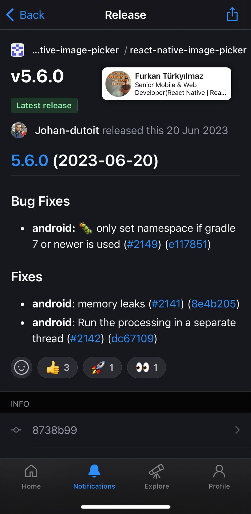 Furkan Türkyılmaz LinkedIn‘de: #reactnative #javascript #nextjs # ... Furkan Türkyılmaz LinkedIn‘de: #reactnative #javascript #nextjs # ...