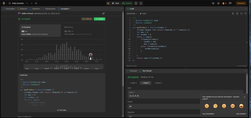 Safwan Ahmed on LinkedIn: #leetcode #codingchallenge #day9 # ... Safwan Ahmed on LinkedIn: #leetcode #codingchallenge #day9 # ...