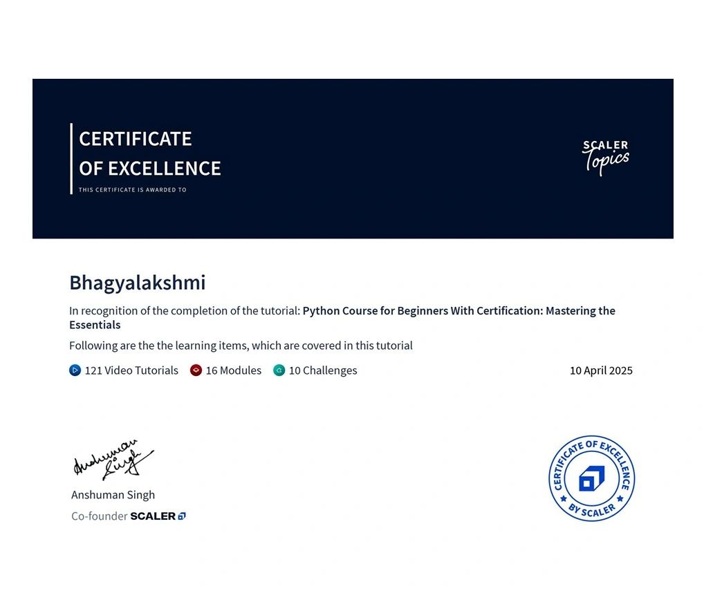 #python #coding #programming #techskills #scaler | Bhagyalakshmi Shetty #python #coding #programming #techskills #scaler | Bhagyalakshmi Shetty