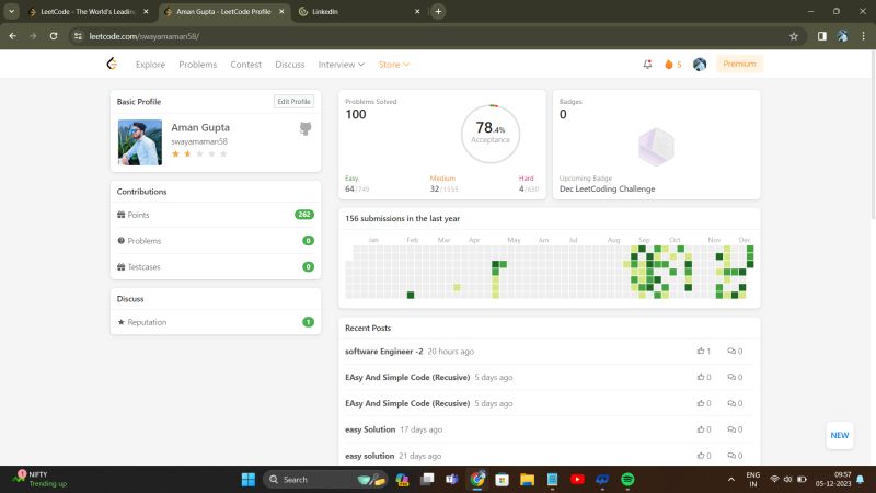 Aman Gupta on LinkedIn: #leetcode #practices #stats #leetcode2023 # ... Aman Gupta on LinkedIn: #leetcode #practices #stats #leetcode2023 # ...