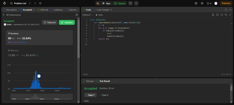Smriti Bisht on LinkedIn: #100daysofcode #python #leetcode # ... Smriti Bisht on LinkedIn: #100daysofcode #python #leetcode # ...