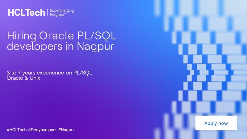 Nikhil Zode on LinkedIn: #sqldeveloper #oraclejobs #oracledatabase # ... Nikhil Zode on LinkedIn: #sqldeveloper #oraclejobs #oracledatabase # ...