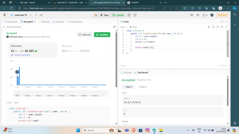 Himanshu Bisht on LinkedIn: #dsachallenge #leetcode #dayfortyfive # ... Himanshu Bisht on LinkedIn: #dsachallenge #leetcode #dayfortyfive # ...
