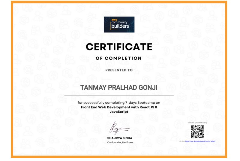 Tanmay Gonji on LinkedIn: #reactjs #javascript #frontenddevelopment # ... Tanmay Gonji on LinkedIn: #reactjs #javascript #frontenddevelopment # ...