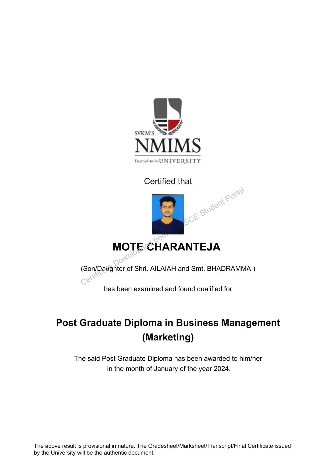 Charan Teja on LinkedIn: #nmimsglobal #graduated Charan Teja on LinkedIn: #nmimsglobal #graduated