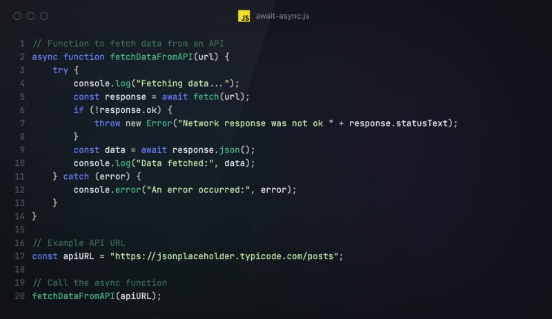 What is async and await in JavaScript? | Anwar Barakat posted on the ... What is async and await in JavaScript? | Anwar Barakat posted on the ...