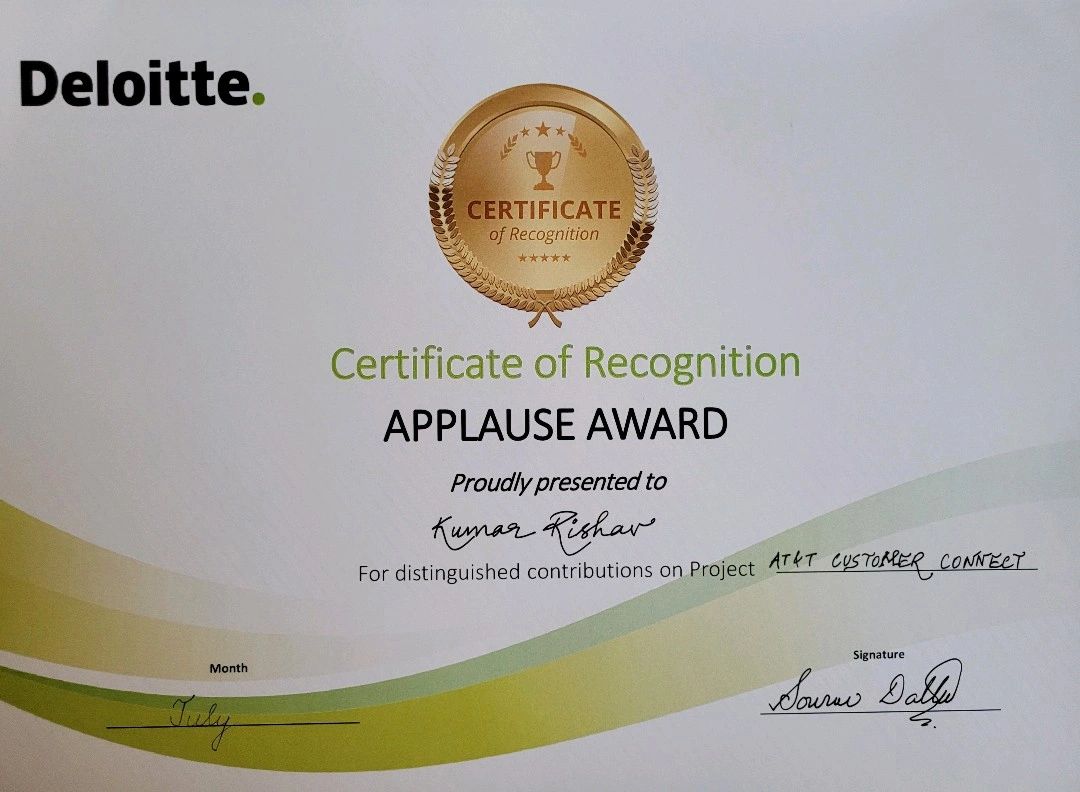 Kumar Rishav on LinkedIn: #deloitte #salesforce Kumar Rishav on LinkedIn: #deloitte #salesforce