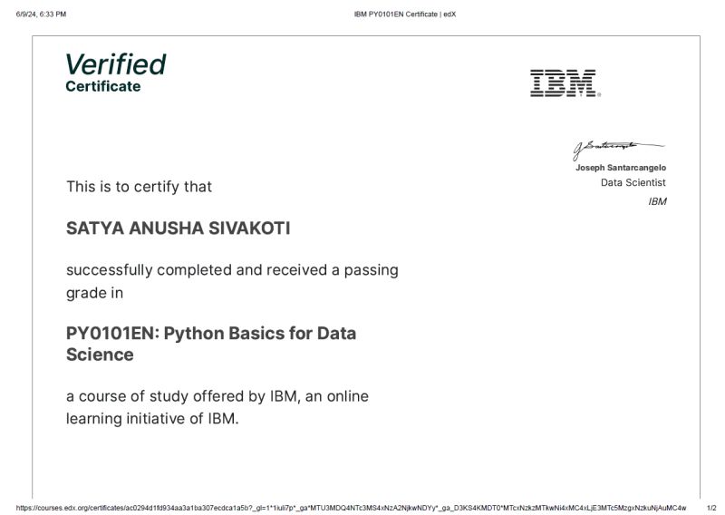 SATYA ANUSHA SIVAKOTI on LinkedIn: Excited to share that I’ve earned my ... SATYA ANUSHA SIVAKOTI on LinkedIn: Excited to share that I’ve earned my ...