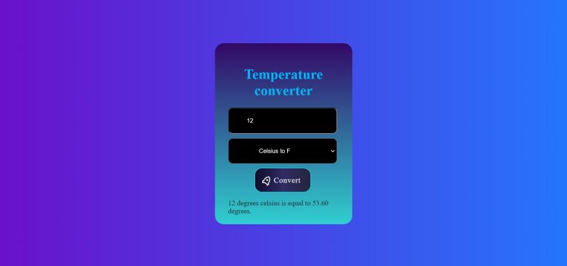 Yahya Khan on LinkedIn: #webdevelopment #coding #temperatureconverter # ... Yahya Khan on LinkedIn: #webdevelopment #coding #temperatureconverter # ...