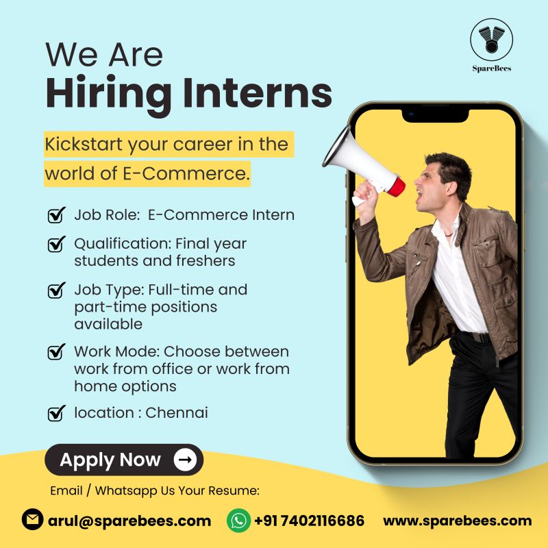 Mr Arul Pandiyan on LinkedIn: #hiring #intern #freshgraduate #work # ... Mr Arul Pandiyan on LinkedIn: #hiring #intern #freshgraduate #work # ...