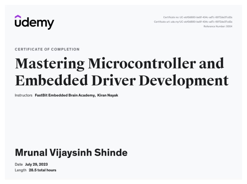 Mrunal Shinde on LinkedIn: #microcontrollers #embeddedsystems # ... Mrunal Shinde on LinkedIn: #microcontrollers #embeddedsystems # ...