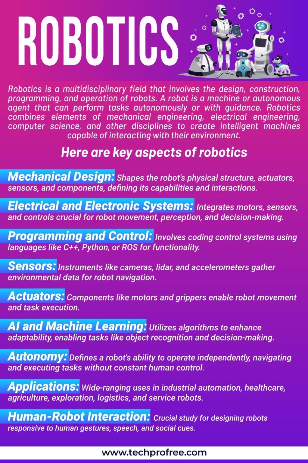 Robotics: a multidisciplinary field | Techpro Free posted on the topic ... Robotics: a multidisciplinary field | Techpro Free posted on the topic ...