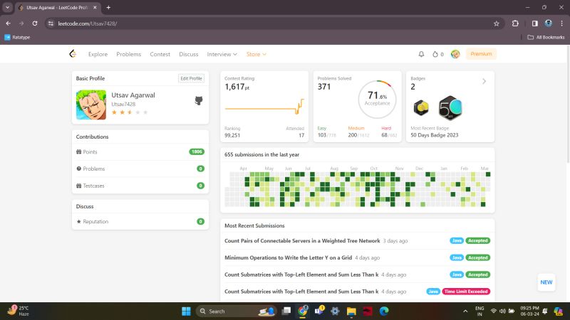 Utsav Agarwal on LinkedIn: #leetcode #problemsolving # ... Utsav Agarwal on LinkedIn: #leetcode #problemsolving # ...