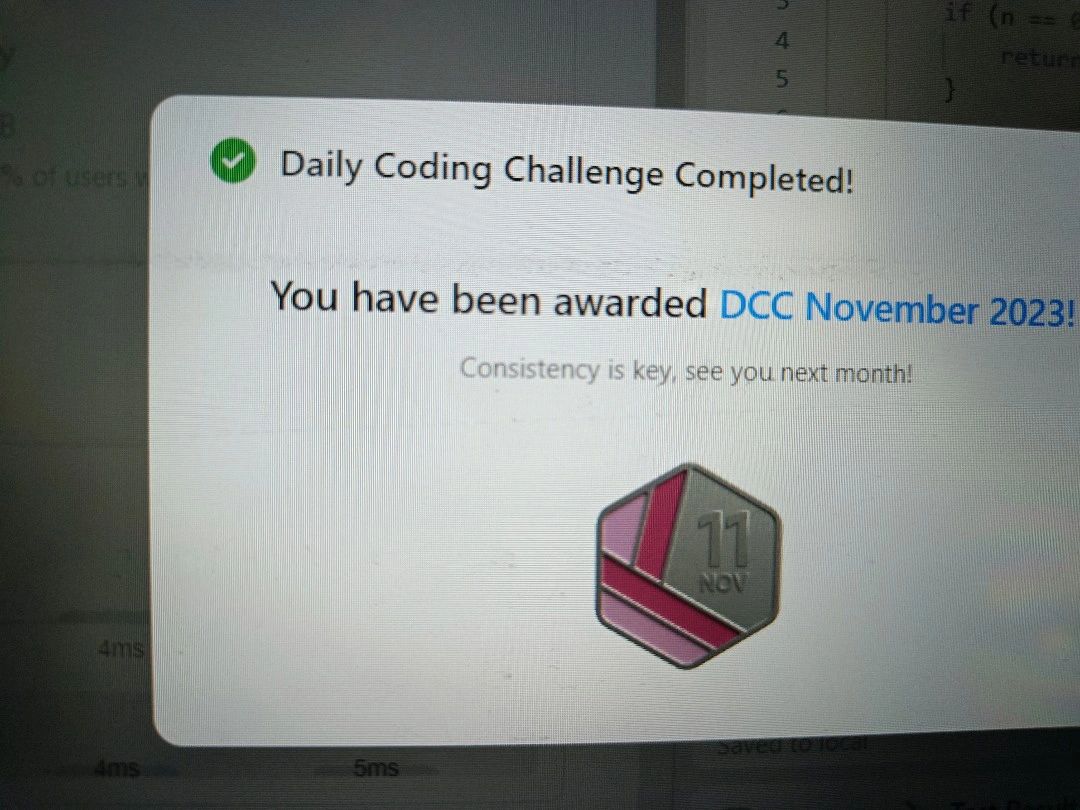 Completed LeetCode Daily challenge | Sandeep Kumar posted on the topic ... Completed LeetCode Daily challenge | Sandeep Kumar posted on the topic ...