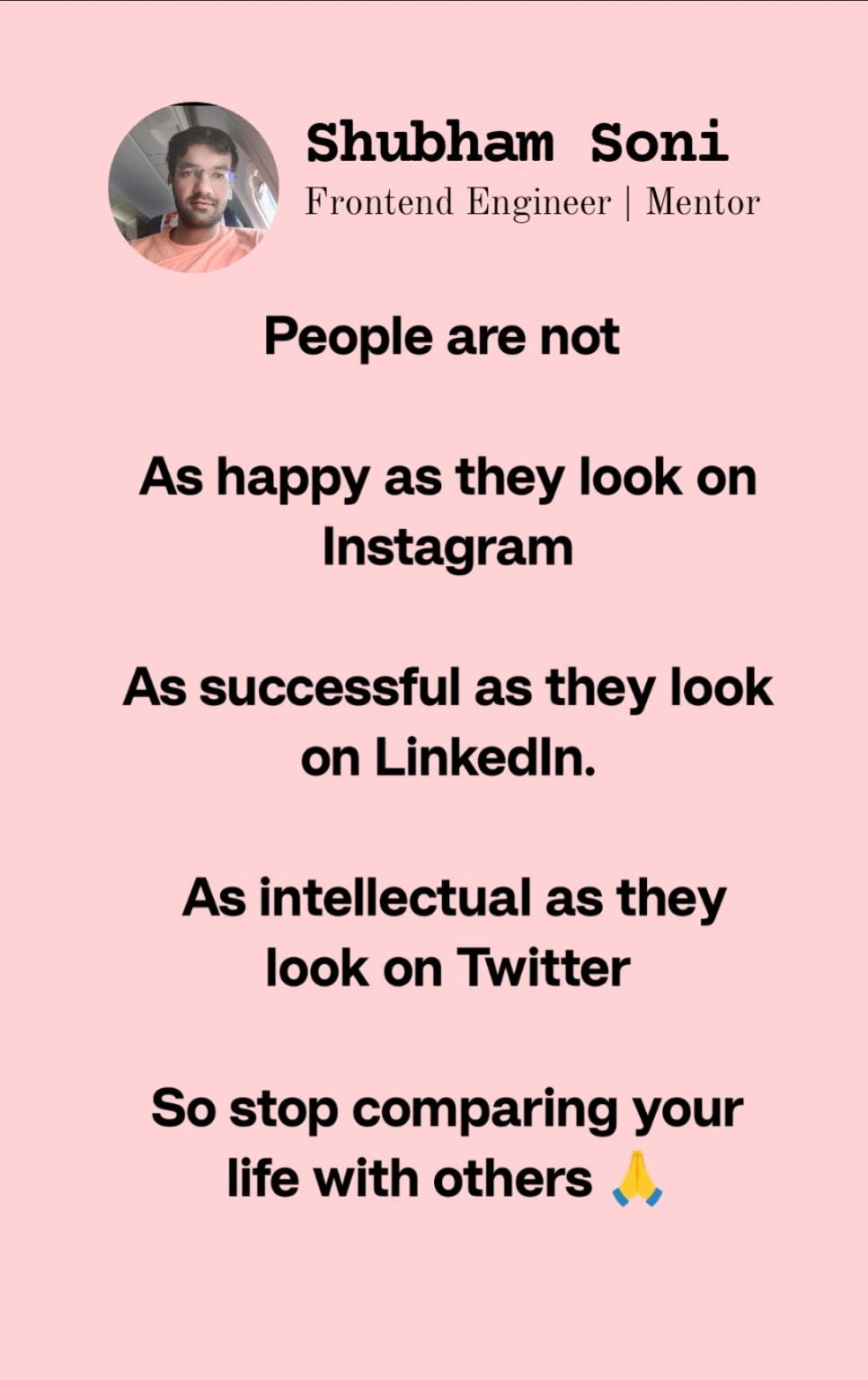 Shubham Soni on LinkedIn: #connections #network #motivationfortheday # ... Shubham Soni on LinkedIn: #connections #network #motivationfortheday # ...