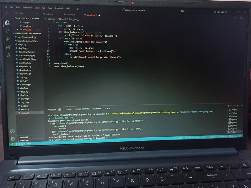 #pythonprogramming #engineeringinkannada #oopconcepts #datasecurity ... #pythonprogramming #engineeringinkannada #oopconcepts #datasecurity ...