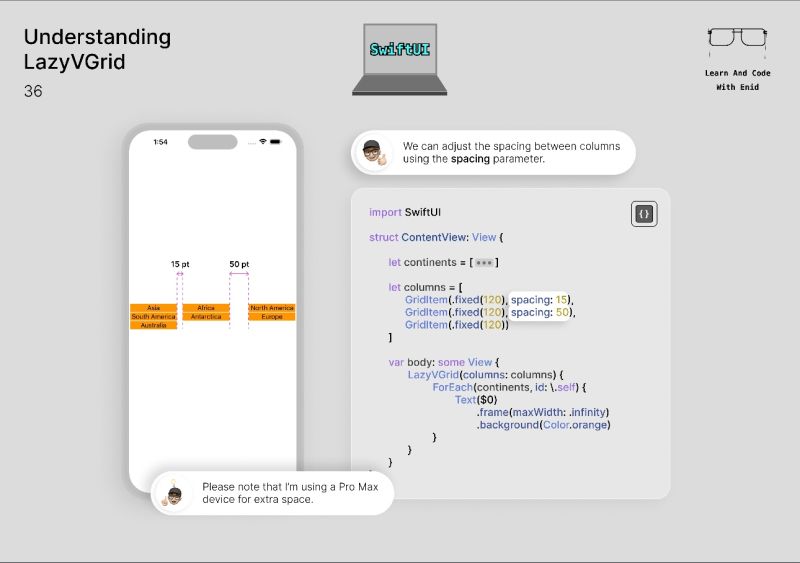 Learn And Code With Enid on LinkedIn: Setting custom column spacing in ... Learn And Code With Enid on LinkedIn: Setting custom column spacing in ...