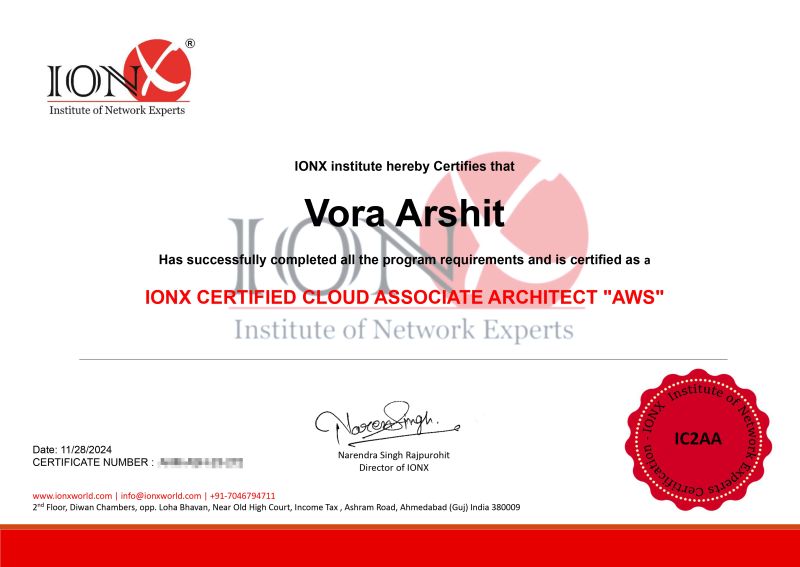 Vora Arshit on LinkedIn: #ic2aa #aws #cloudcomputing #certification # ... Vora Arshit on LinkedIn: #ic2aa #aws #cloudcomputing #certification # ...