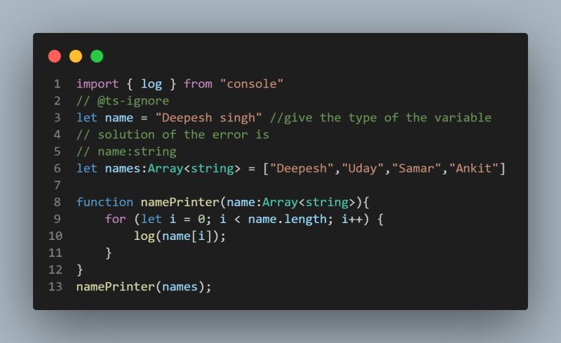 Deepesh Suryawanshi on LinkedIn: #typescript #codeing #javascript Deepesh Suryawanshi on LinkedIn: #typescript #codeing #javascript
