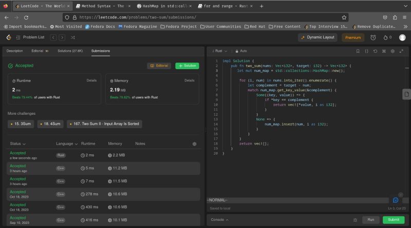 Resolved LeetCode problem using Rust | Harsh Gautam posted on the topic ... Resolved LeetCode problem using Rust | Harsh Gautam posted on the topic ...