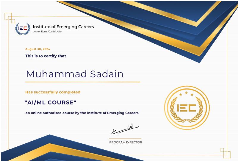 Muhammad Sadain on LinkedIn: Alhamdulillah! Iām excited to announce ... Muhammad Sadain on LinkedIn: Alhamdulillah! Iām excited to announce ...