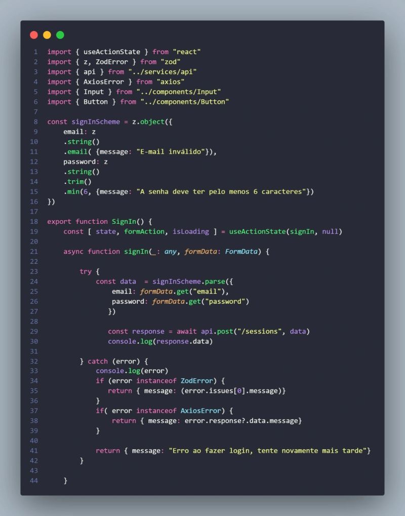 #react #typescript #zod #axios #desenvolvimentoweb #cleancode # ... #react #typescript #zod #axios #desenvolvimentoweb #cleancode # ...