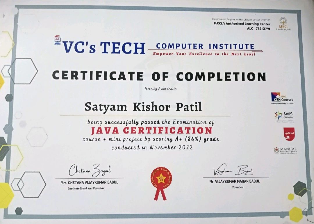 Satyam Patil on LinkedIn: #java #javadeveloper #javaprogramming #java8 Satyam Patil on LinkedIn: #java #javadeveloper #javaprogramming #java8