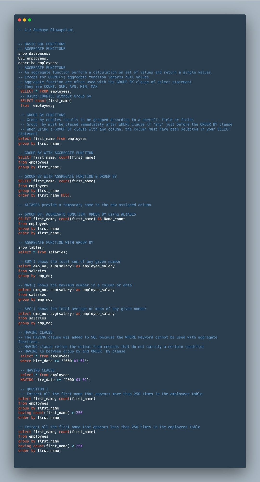 Adebayo Oluwapelumi on LinkedIn: sql basics ⚡ Adebayo Oluwapelumi on LinkedIn: sql basics ⚡
