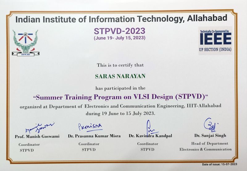 Saras Narayan on LinkedIn: #vlsi #fpga #verilog #rtl #smt #stpvd # ... Saras Narayan on LinkedIn: #vlsi #fpga #verilog #rtl #smt #stpvd # ...