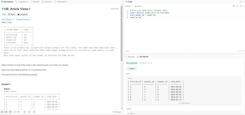 Ashish kumar Patel on LinkedIn: #sqlchallenge #50daysofsql #leetcode # ... Ashish kumar Patel on LinkedIn: #sqlchallenge #50daysofsql #leetcode # ...