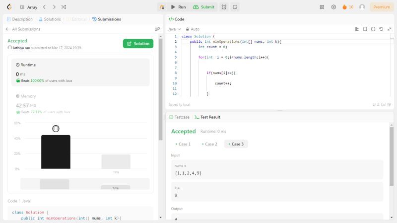 om lathiya on LinkedIn: #leetcodechallenge #arrays #problem om lathiya on LinkedIn: #leetcodechallenge #arrays #problem