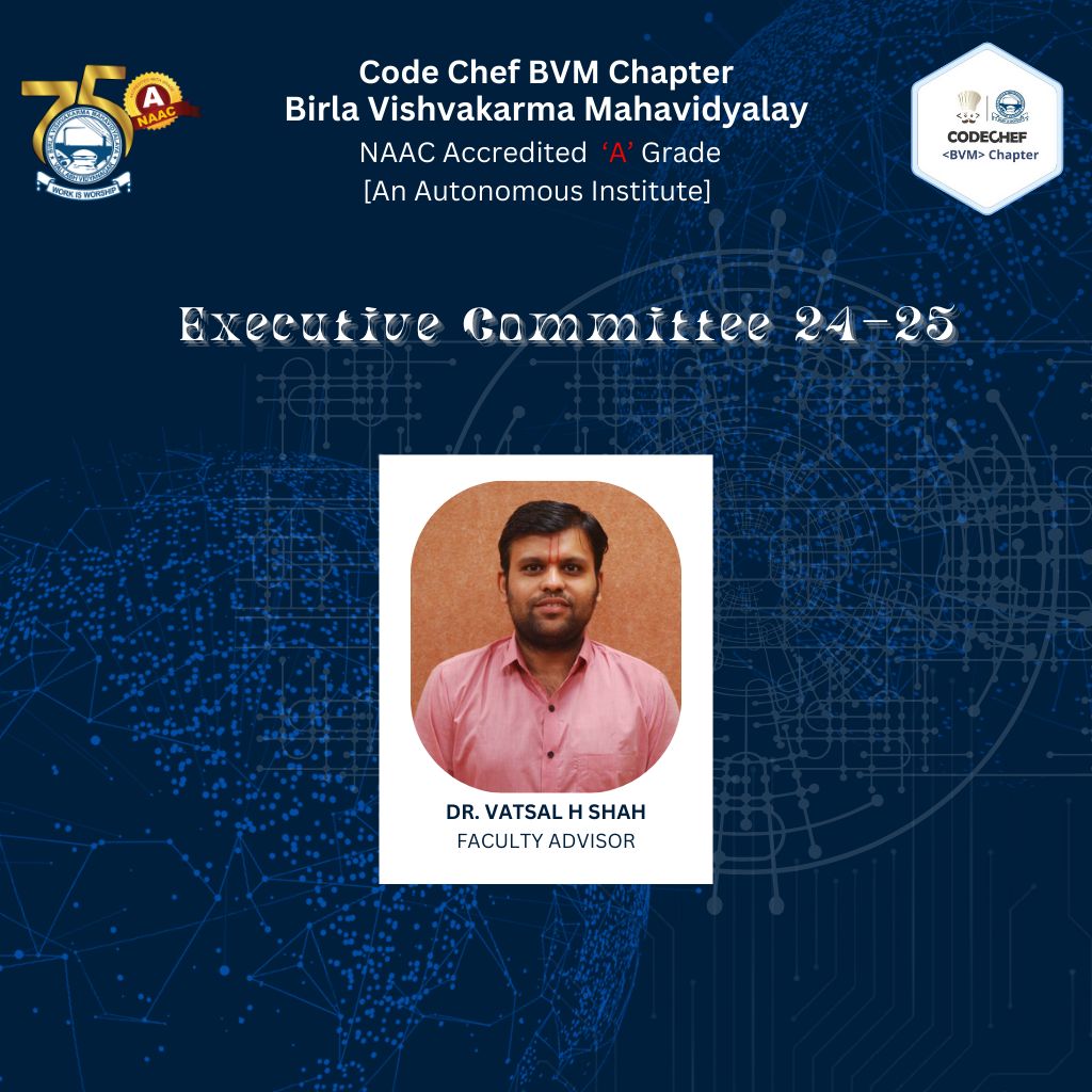CodeChef BVM Chapter on LinkedIn: #codechefbvm #team2025 # ... CodeChef BVM Chapter on LinkedIn: #codechefbvm #team2025 # ...