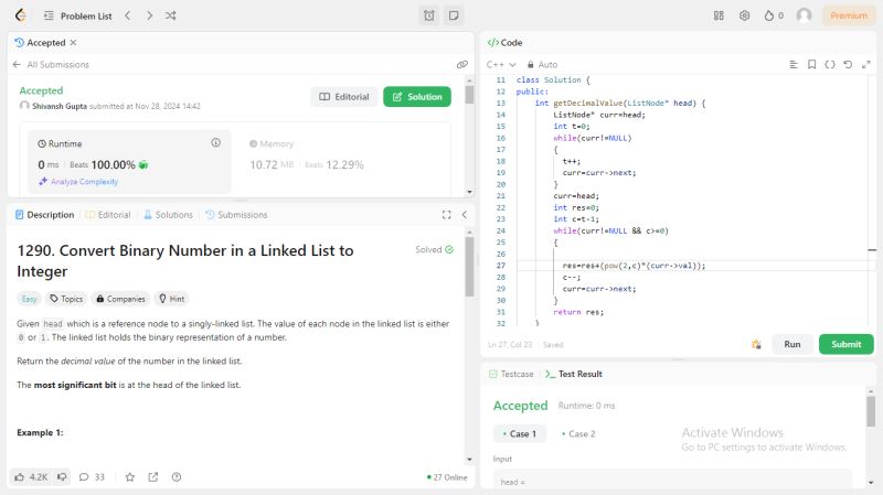Shivansh Gupta on LinkedIn: #programming #c #leetcode Shivansh Gupta on LinkedIn: #programming #c #leetcode