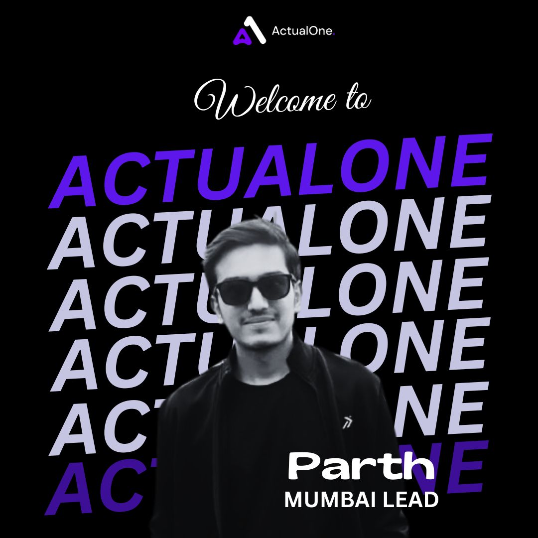 ActualOne on LinkedIn: Welcome aboard, Parth Shethji. Weโre thrilled to ... ActualOne on LinkedIn: Welcome aboard, Parth Shethji. Weโre thrilled to ...